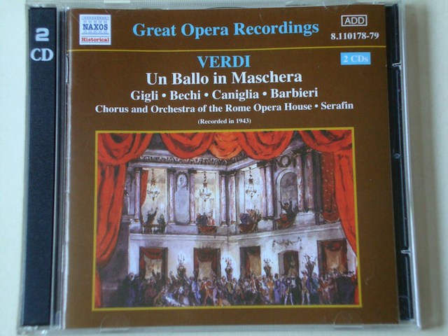 Giuseppe Verdi - Un Ballo In Maschera (2xCD)