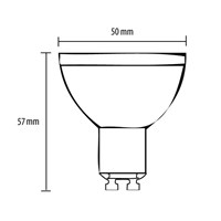 SIJALICA LED 2,8W 220V GU10 18x6000K