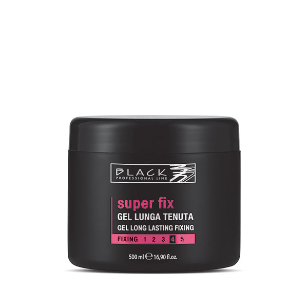 Black professional gel za kosu superfix 500ml