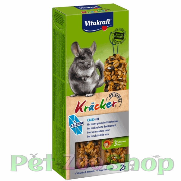 Multivitaminski kreker za činčile CalciFit 2kom, Vitakraft