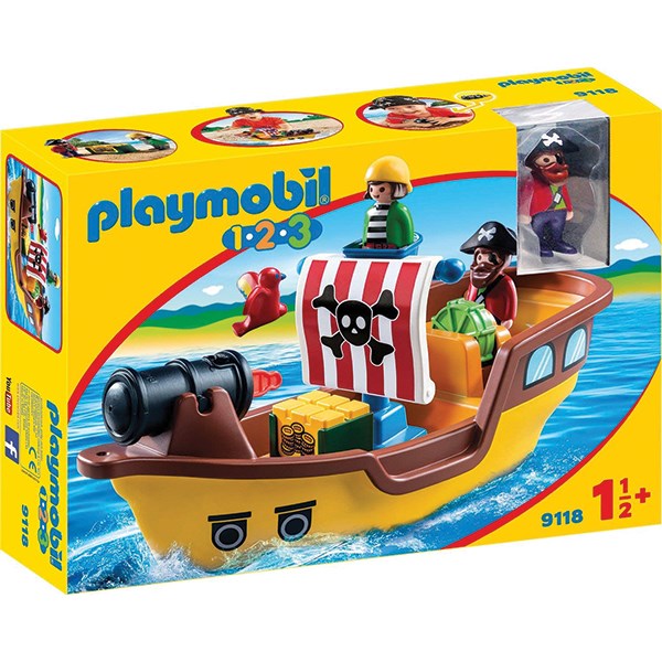 Playmobil 1.2.3 - Piratski brod