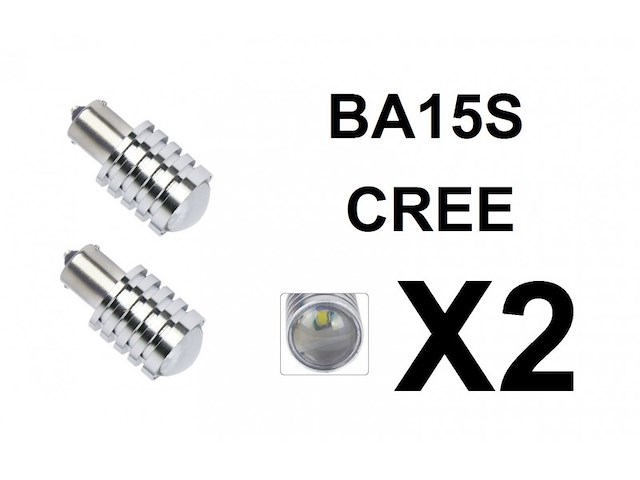 LED Sijalica - BA15S CREE 4W - BELA - 2 komada