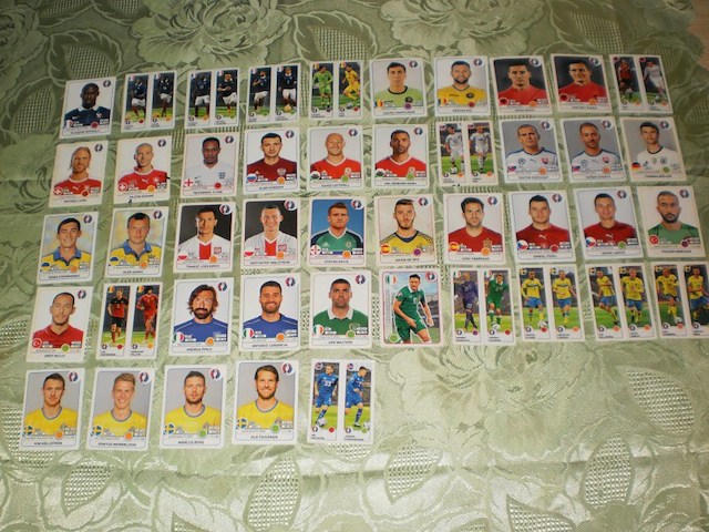 EURO 2016 - Panini - 45 razlicitih slicica