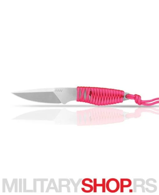 Fiksni nož ANV P100 roze parakord