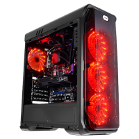 LC Power Gaming 988B Red Typhoon Black LC600H-12