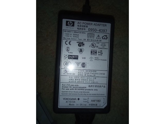 AC-DC Adapter 0950-4397 32V 500mA i 15V 530mA