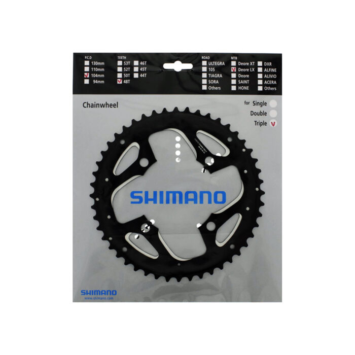 Zupčanik srednji SHIMANO DEORE FC-T671 48T crni