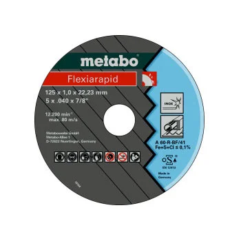 Metabo rezni disk za grubu obradu INOX 125x1.0x22.23 616099000
