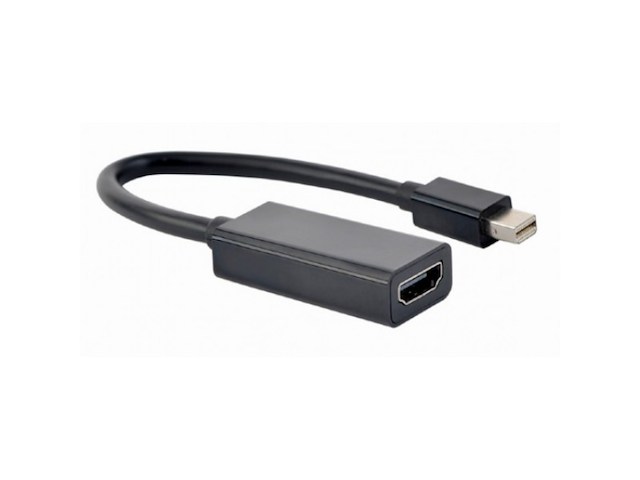 A-mDPM-HDMIF4K-01 Gembird 4K Mini DisplayPort to HDMI adapter cable, black