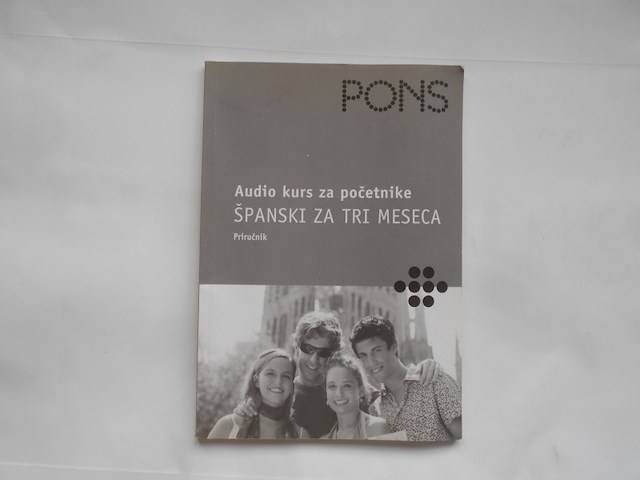 PONS španski za tri meseca, samo priručnik , klett