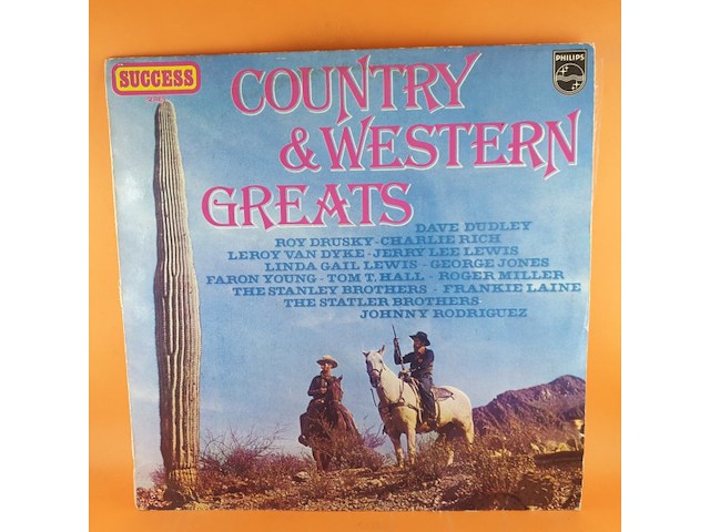 Various ‎– Country &;;;;; Western Greats , LP