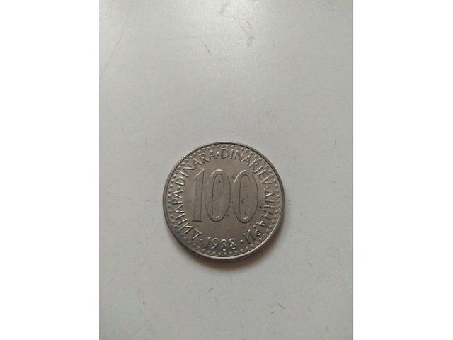100 dinara 1988.god.