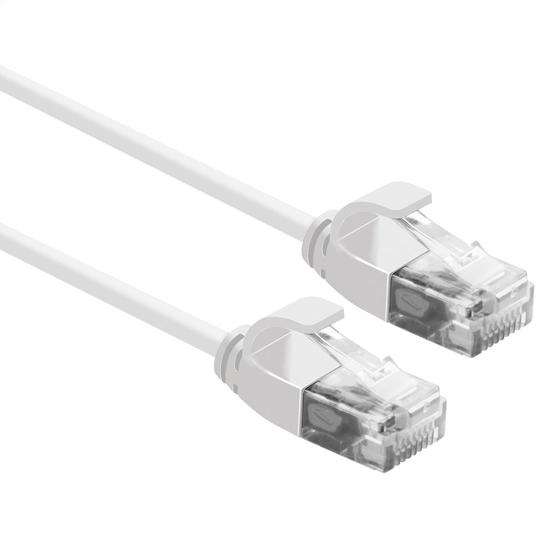 ROLINE UTP Bakar PatchCord SLIM Cat6A LSOH white 1.0m