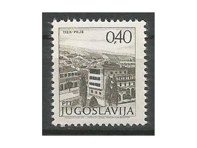 Turistički motivi 0.40 din Peć 1972.,čisto