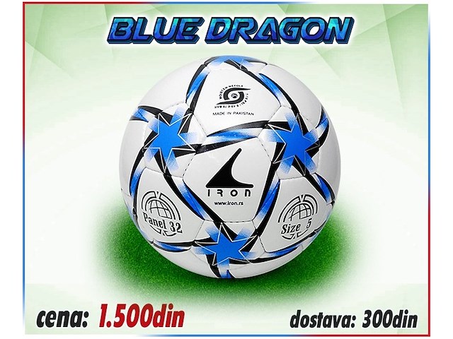 Fudbalske lopte / fudbalska lopta `Blue Dragon`