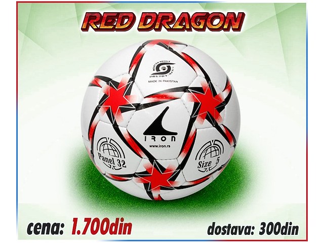 Fudbalske lopte / fudbalska lopta `Red Dragon`