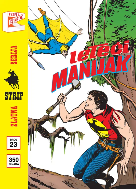 Veseli Četvrtak Zlatna serija 23 - Zagor, Ostrvo demona / Leteći manijak (korica c)