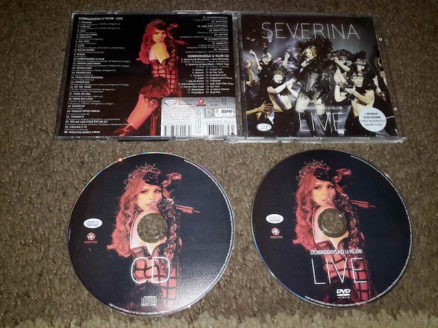 Severina - Dobrodošao u klub LIVE CD+DVD , ORIG.
