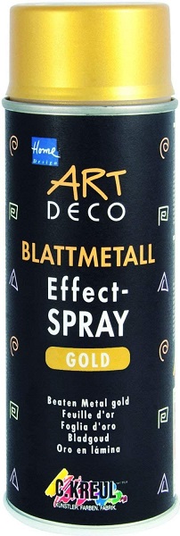 Boja u spreju efekat metala- Zlatna 400ml