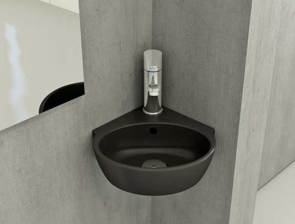 LAVABO 30cm UGAONI CRNI BOCCHI