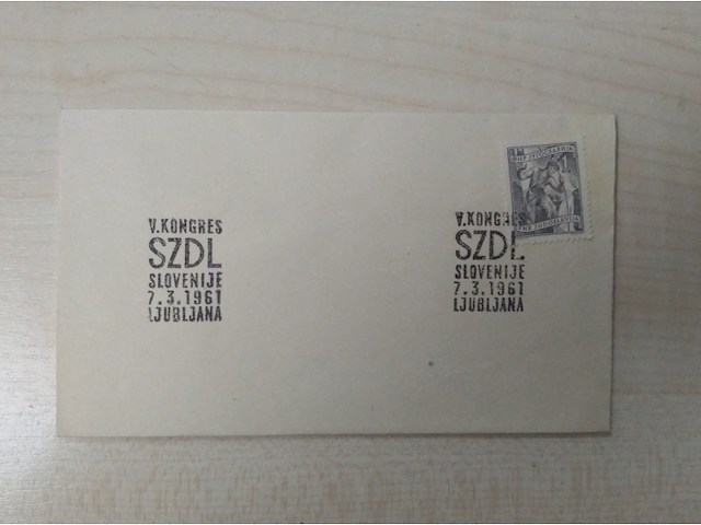 FDC - V. KONGRES SZDL SLOVENIJE 1961