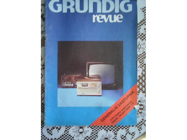 GRUNDIG REVUE KATALOG 1981/82 GODINA