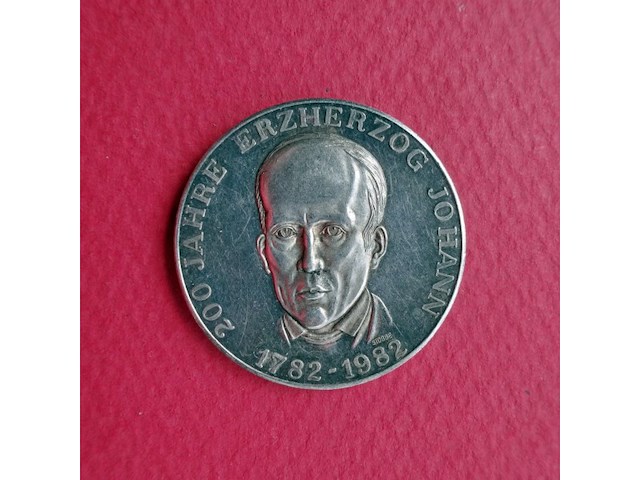 200 godina Erzherzog Johann 1782-1859 srebro 31 gr