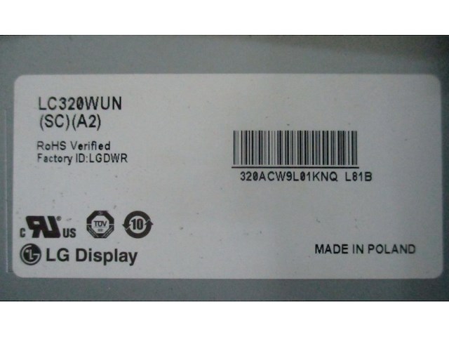LCD Panel 32` LC320WUN  (SC) (A2)
