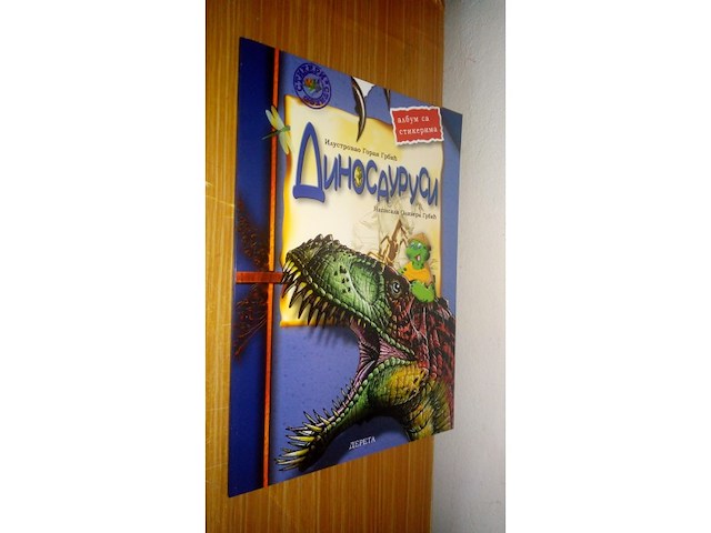 Dinosaurusi / slikovnica - album sa stikerima, NOVO