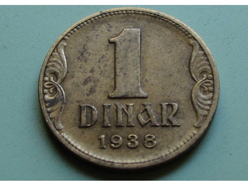 Jugoslavija - 1 Dinar 1938