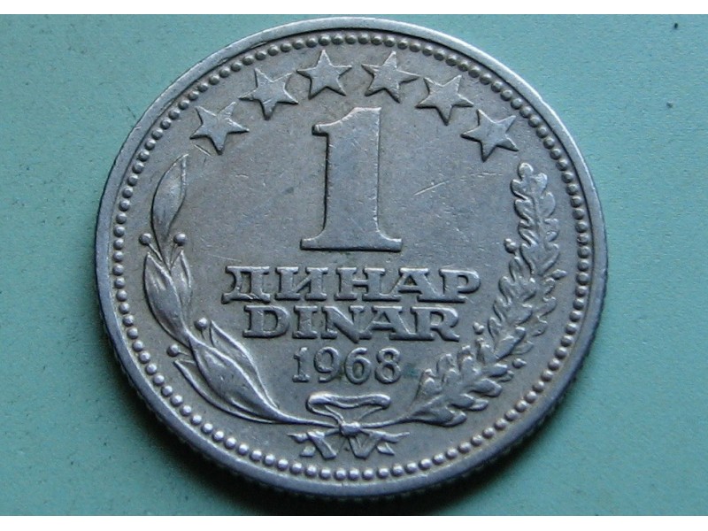 Jugoslavija - 1 Dinar 1968