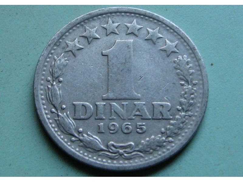 Jugoslavija - 1 Dinar 1965