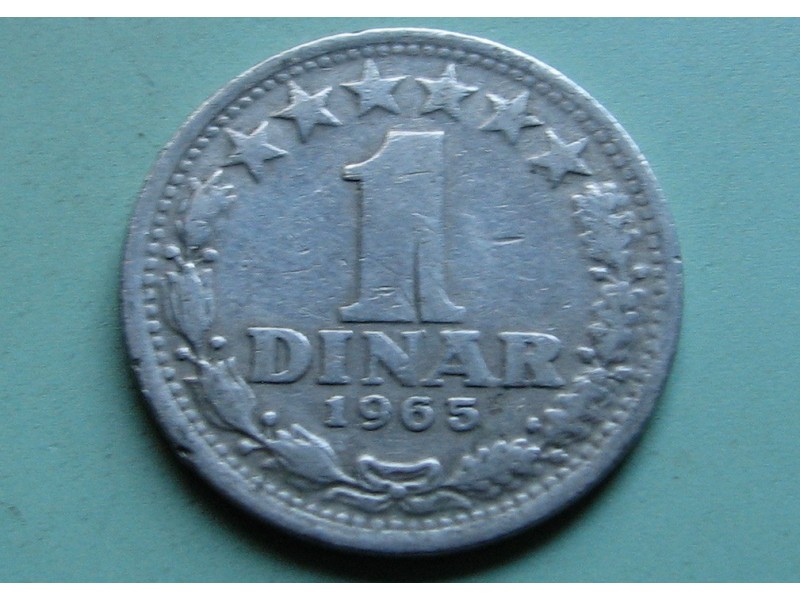 Jugoslavija - 1 Dinar 1965