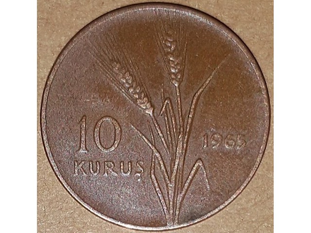 10 Kurus 1965 Turska