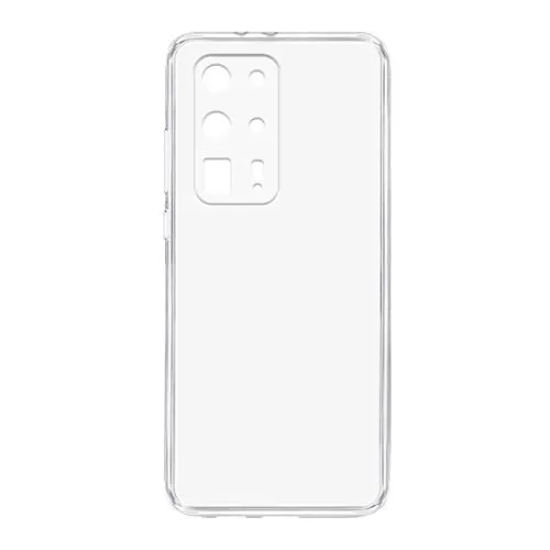 Futrola - maska ultra tanki PROTECT silikon za Huawei P40 Pro Plus providna (bela) (MS)