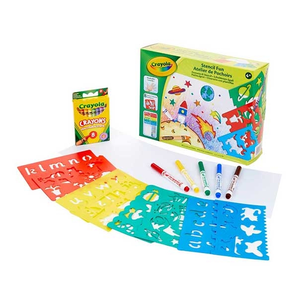 Crayola stencil fun set GA256276