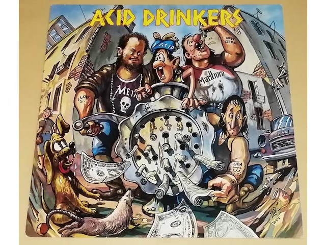 Acid Drinkers ‎– Dirty Money, Dirty Tricks (LP), UK