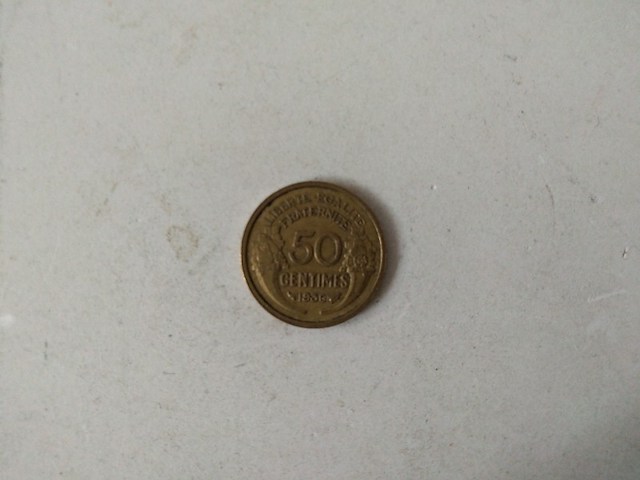 50 santima  Francuska  1936.