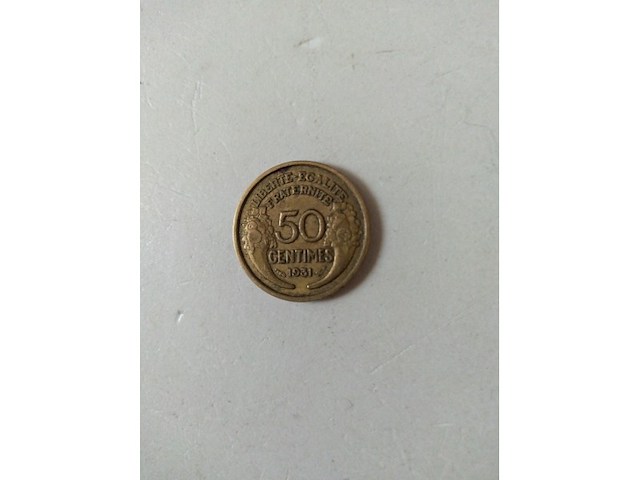 50 santima  Francuska  1931.