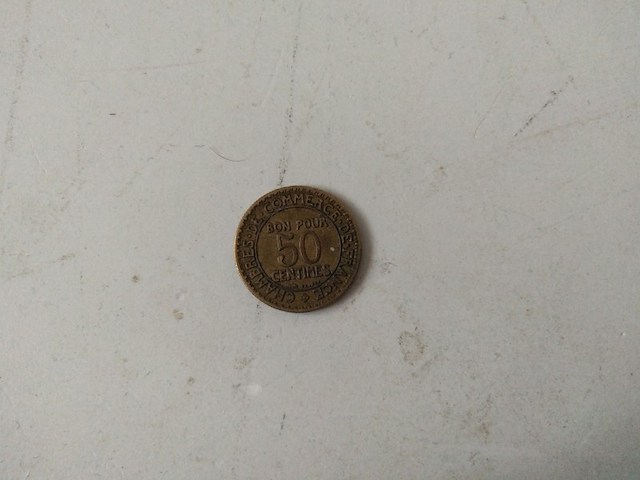 50 santima  Francuska  1924.