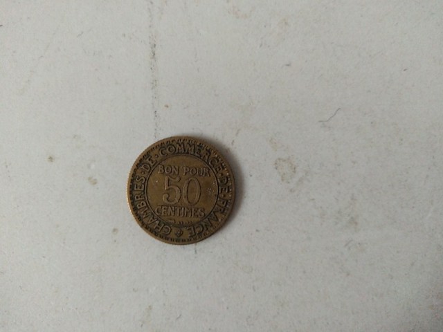 50 santima  Francuska  1927.