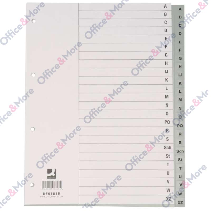 Q-CONNECT INDEX PVC A-Z SIVI