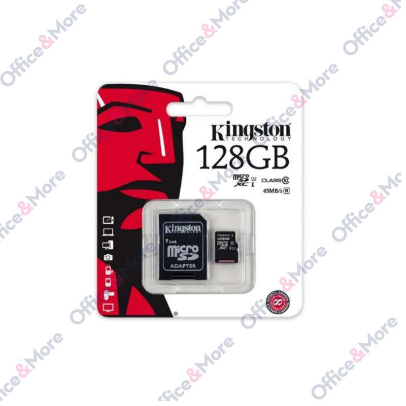 KINGSTON MICRO SD 128GB MEM.KARTICA+ADAPTER (10)