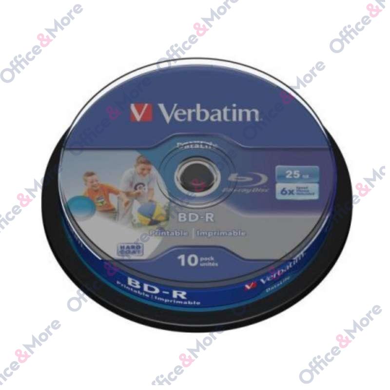 VERBATIM BLU RAY-R 25GB 10/1 PRINTABLE