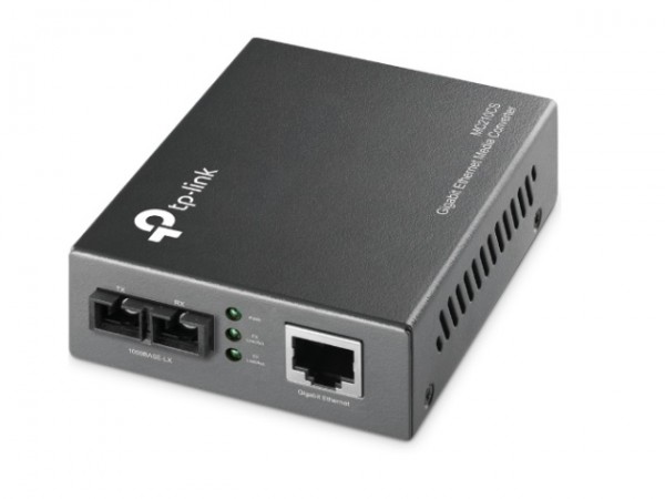 TP-LINK Media konverter Gigabit Ethernet 1000Mbps to 1000Mbps single-mode SC fiber, domet do 15km' ( 'MC210CS' )