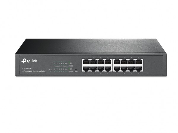 TP-LINK Switch Gigabit 16x RJ45 101001000Mbs Rackmount metalno kuciste' ( 'TL-SG1016DE' )