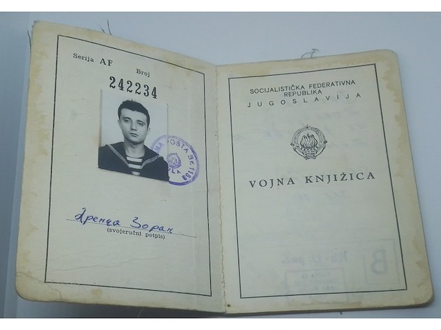 JNA-Vojna knjiž.-Mornarica-v.p.1159 Pula-1978-80.