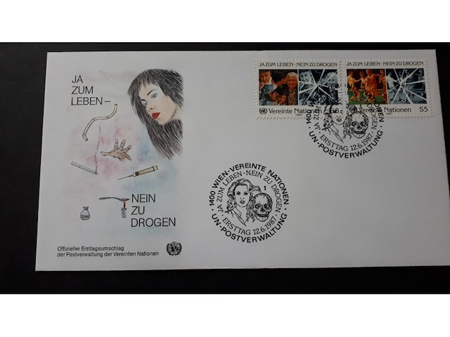 UN Beč 1987.  FDC 2