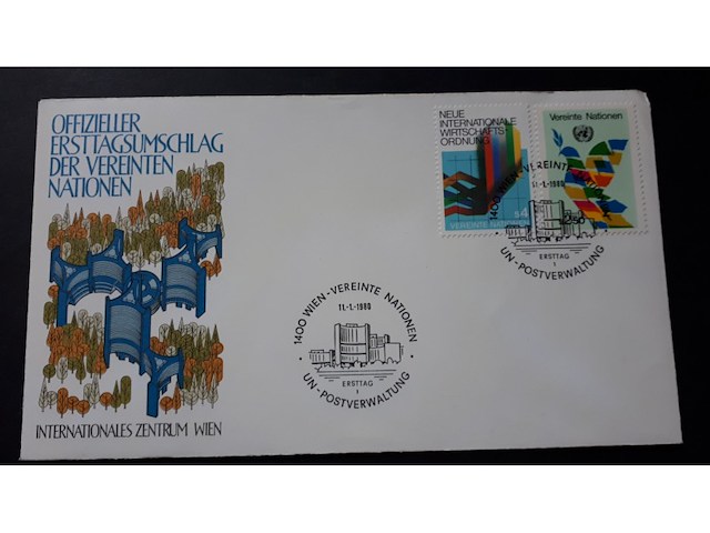 UN Beč 1980. FDC 1