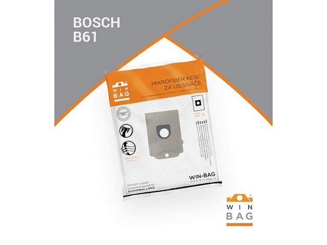 BOSCH kese za usisivače TipK/TypeK/BigBag3l model B61